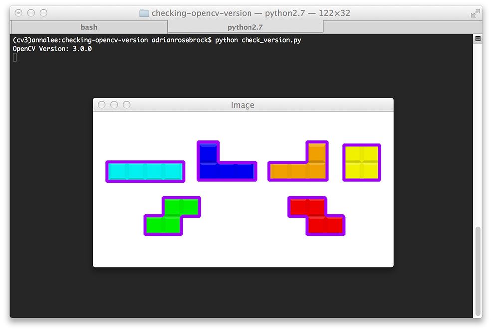 Checking Your OpenCV Version Using Python PyImageSearch Daft HD