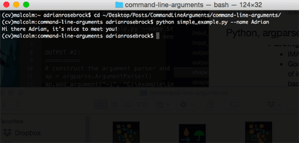 Python Argparse And Command Line Arguments PyImageSearch